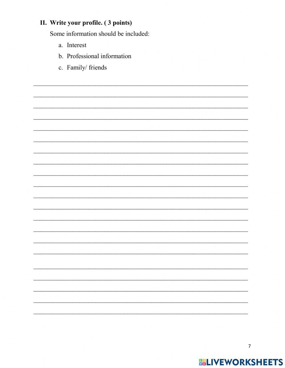 Final Test - Ielts beginner-beginner 1-01 worksheet | Live Worksheets