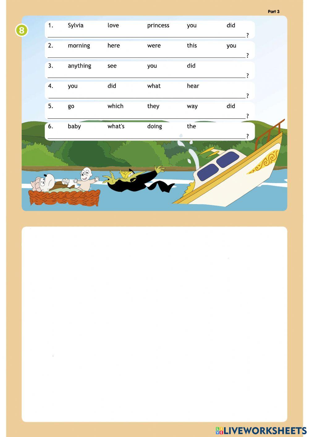 Muzzy Comes Bac… | Free Interactive Worksheets | 2809727