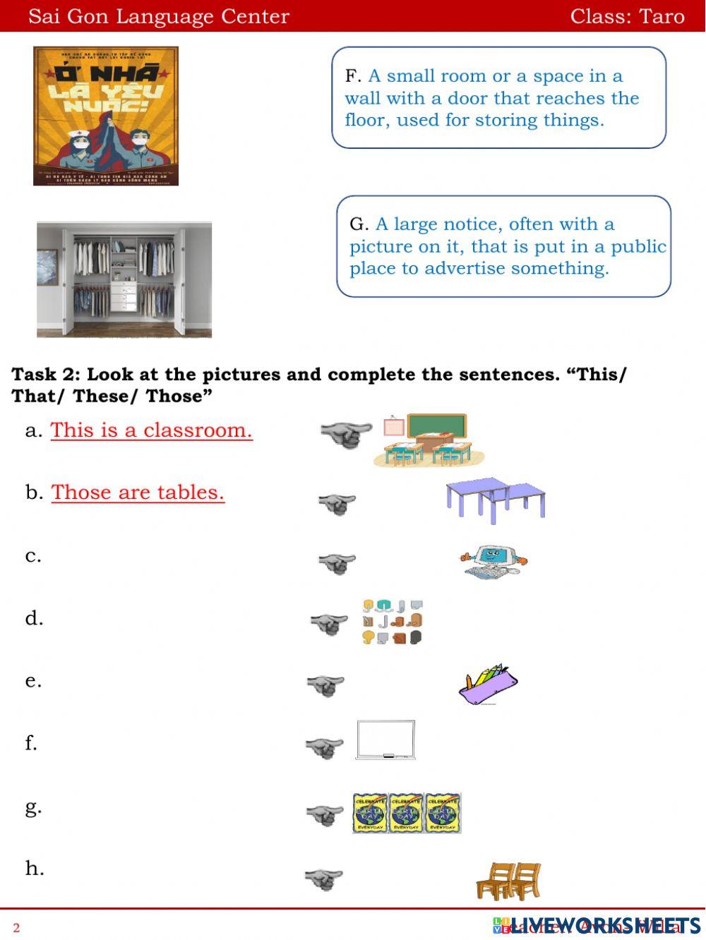 Willa10 | Our new things! 1967932 | LiveWorksheets