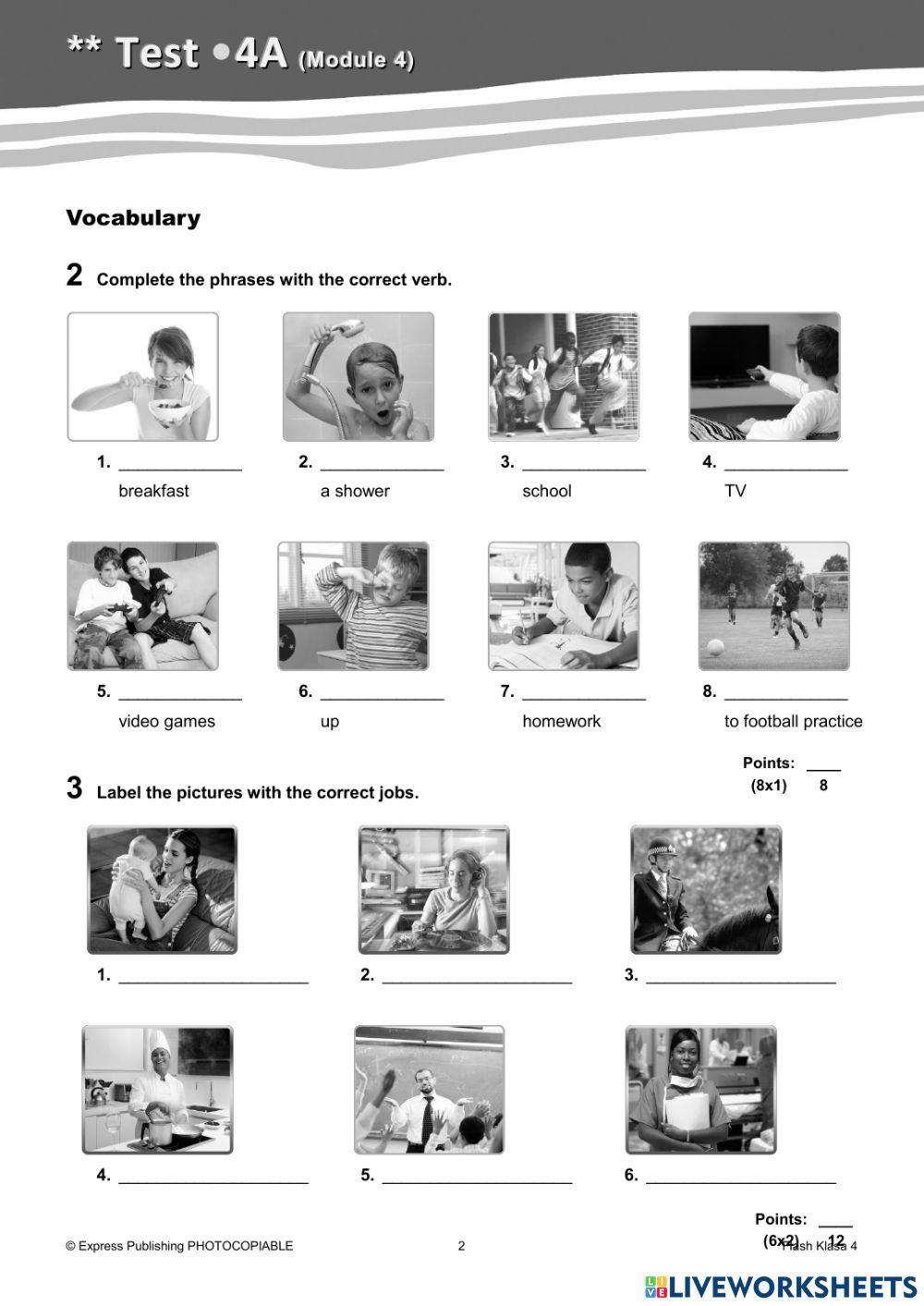 Flash klasa 4 u… | Free Interactive Worksheets | 2810099