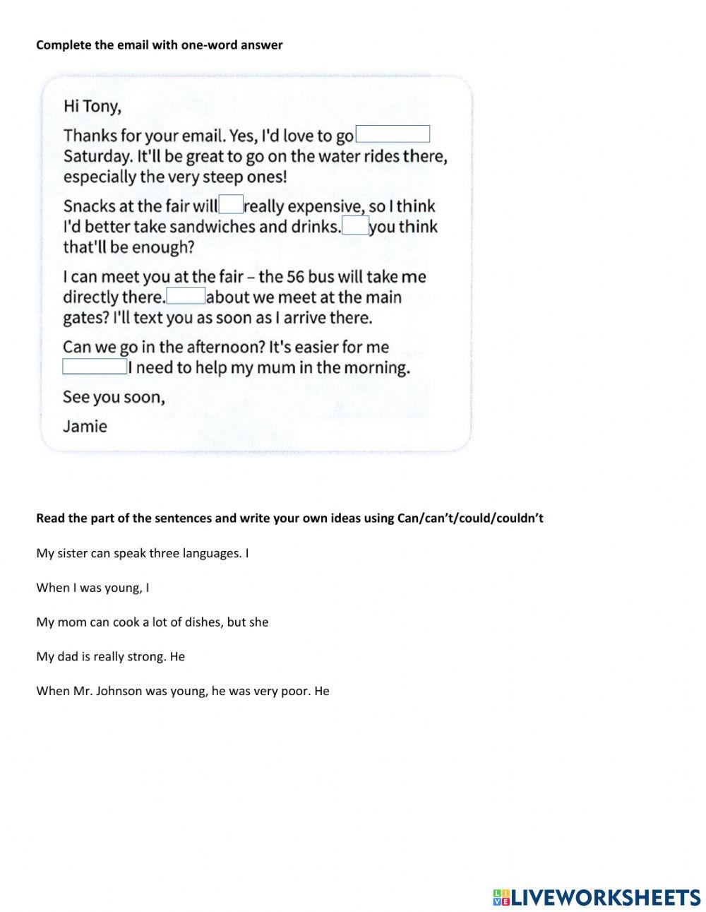 Complete ket - unit 8 - listening worksheet | Live Worksheets