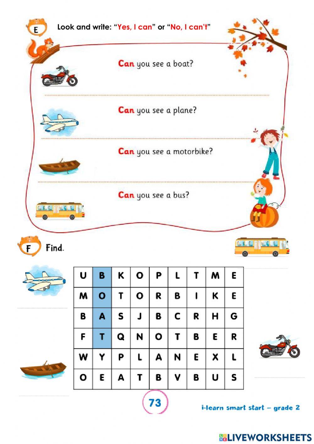 Smart start 2-U8-L2 worksheet | Live Worksheets