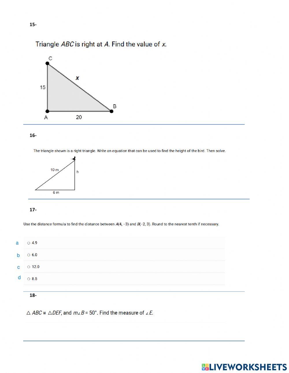 Revision Paper-1 worksheet | Live Worksheets