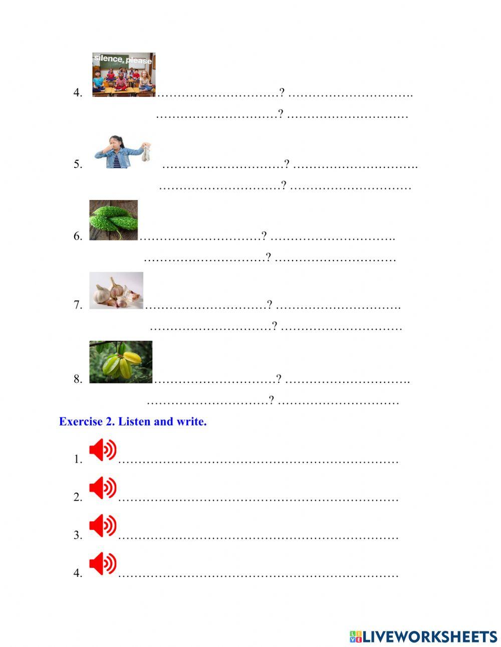 Senses- adjectives- present & past be verbs worksheet | Live Worksheets