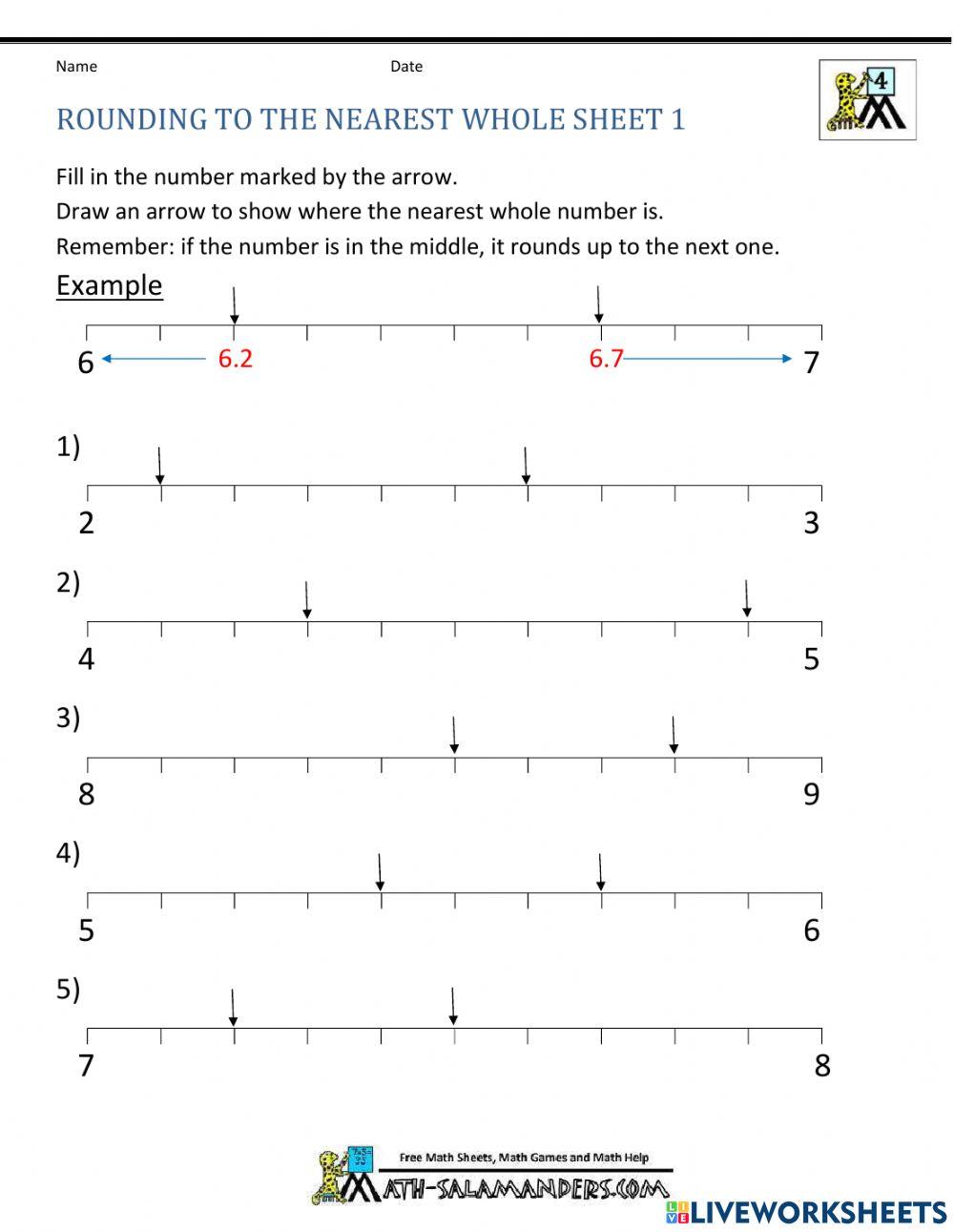 Rounding Decimals 4282222 | blossom_fernandes | Live