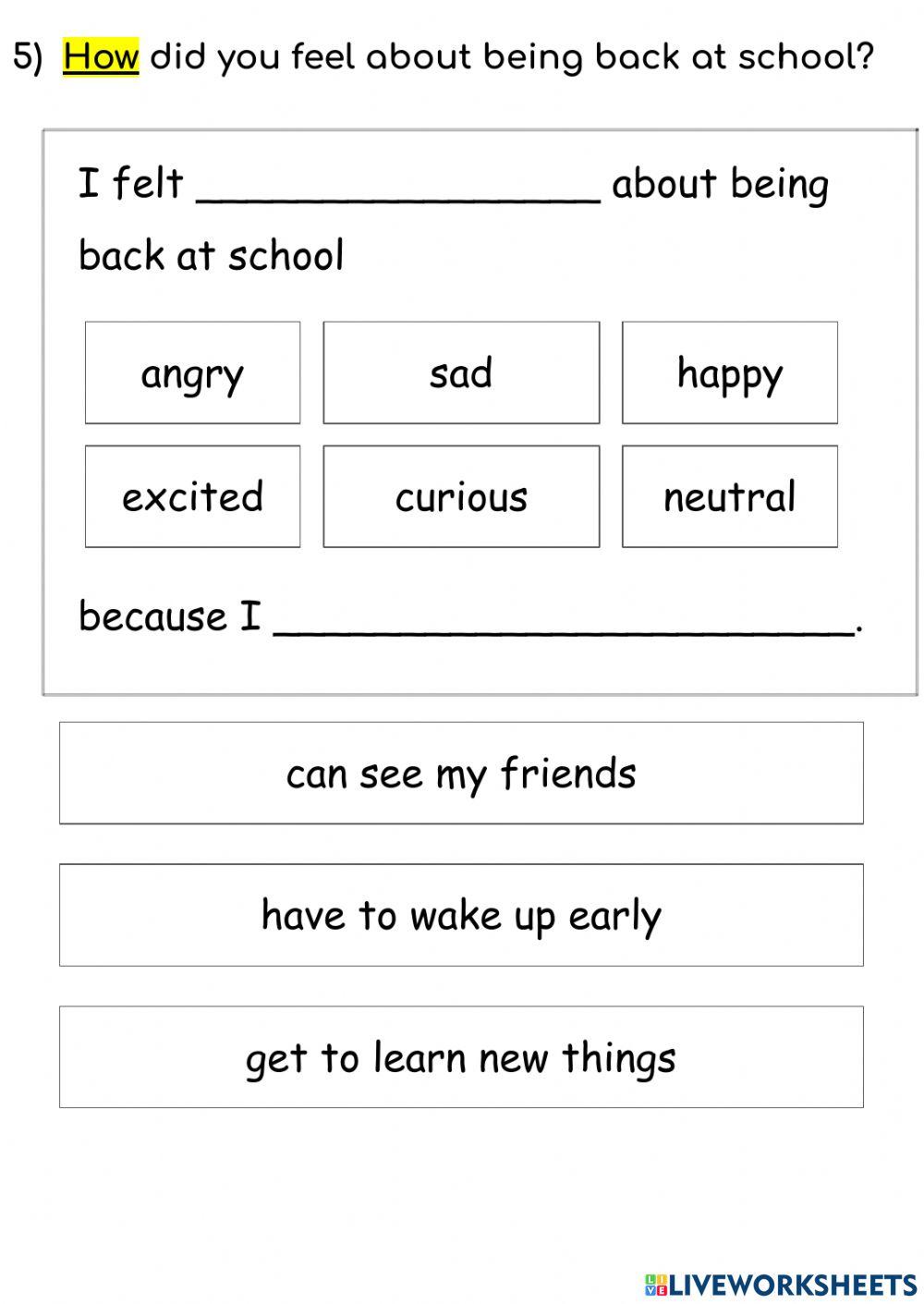 Holiday journal generic worksheet | Live Worksheets