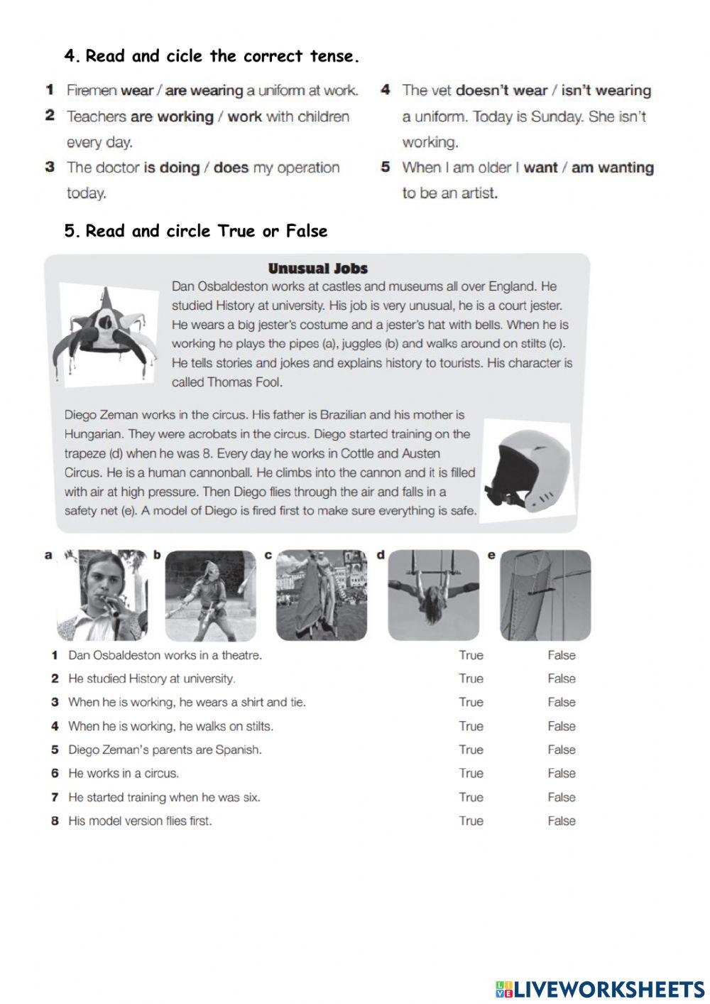 UNIT 4 TEST (6th primary) | MartaMorla | Live