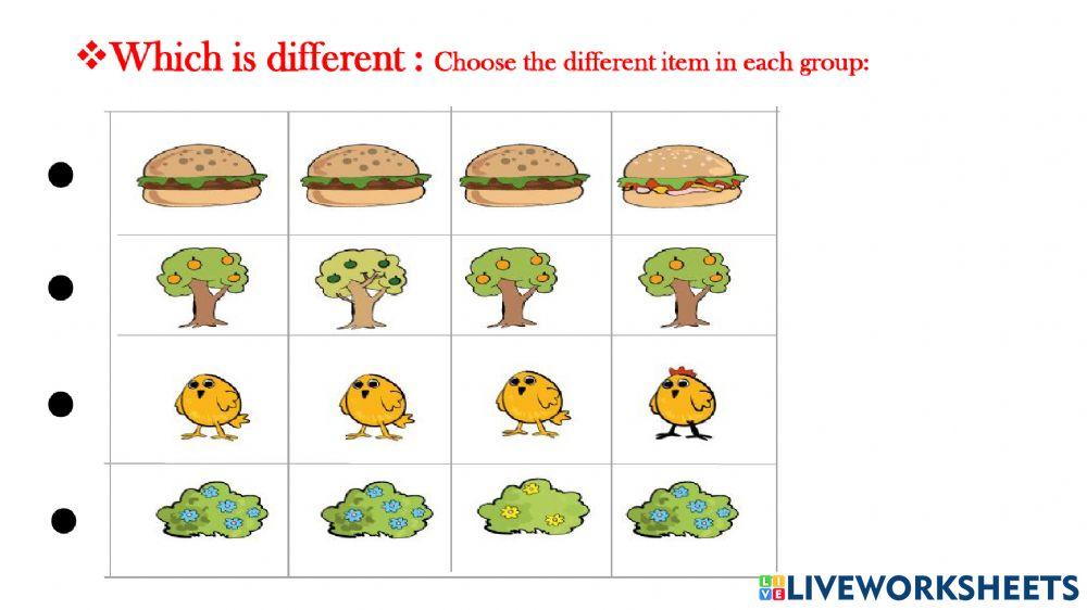 Math-Same or Different online exercise for | Live Worksheets