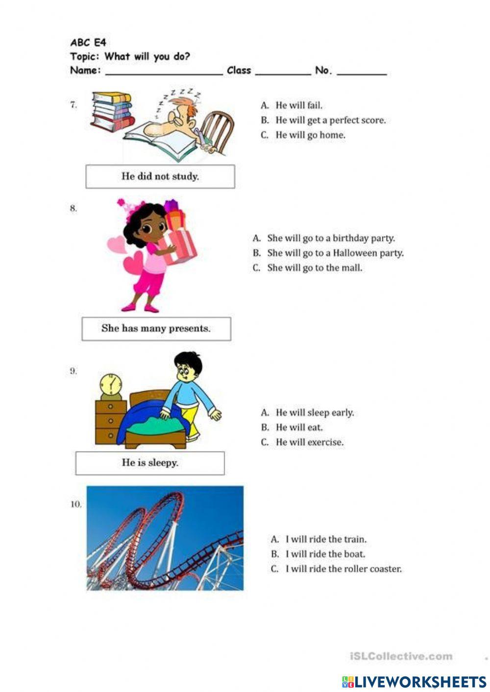 predicting | LiveWorksheets | 3559882 predicting | LiveWorksheets | 3559882