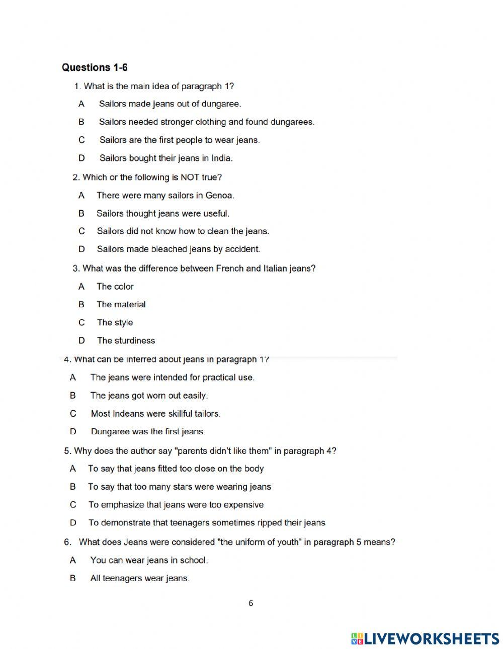 REVIEW FOR FINAL-TRS501-SP22H1 online exercise for | Live Worksheets