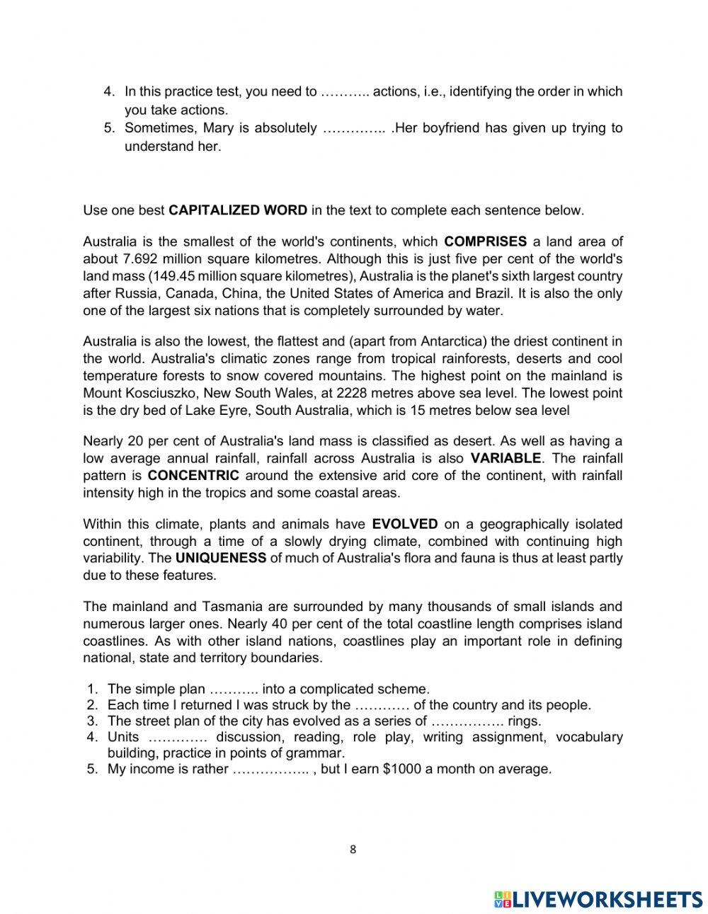 REVIEW FOR FINAL-TRS501-SP22H1 online exercise for | Live Worksheets