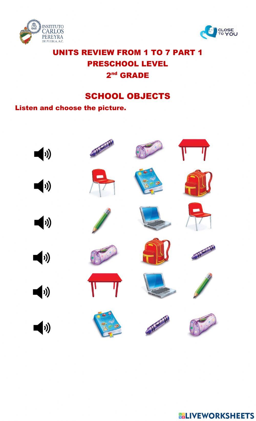 Units Review From 1 to 7 Part 1 2nd grade online exercise for | Live ...