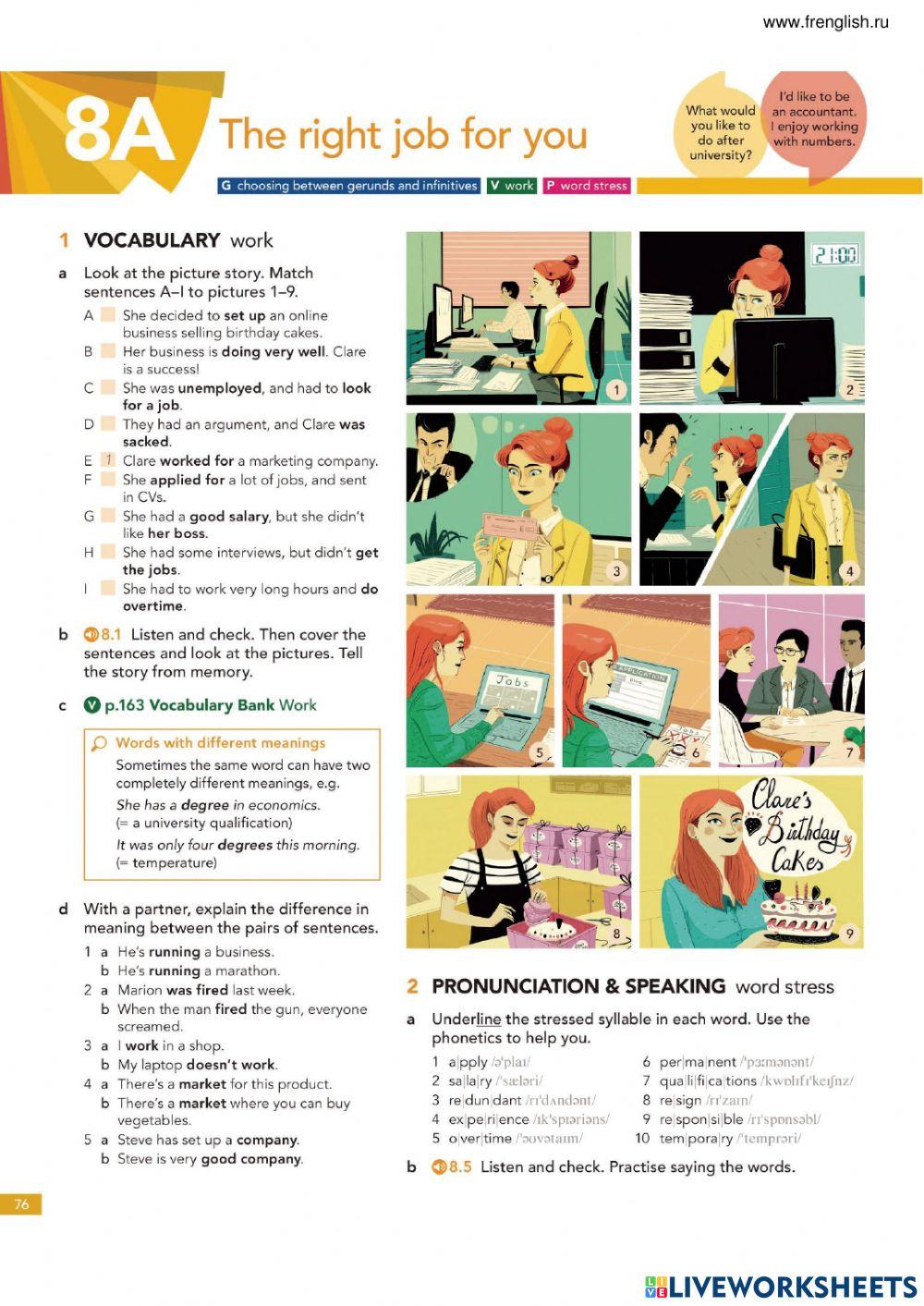 B1.2-8A-GrB-VocB online exercise for | Live Worksheets