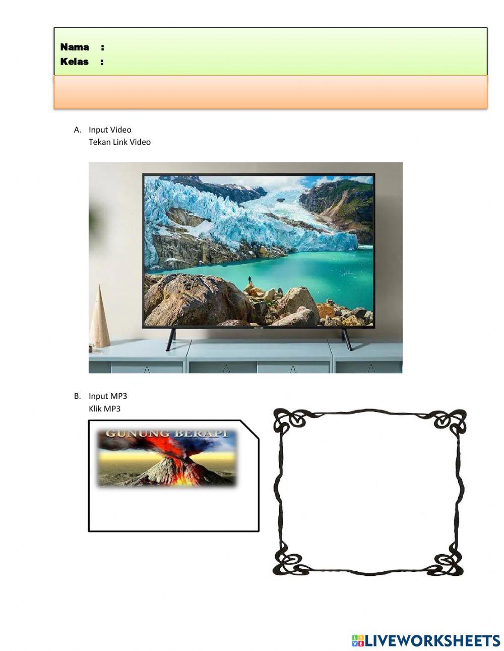 Gunung berapi | Free Interactive Worksheets | 1973038