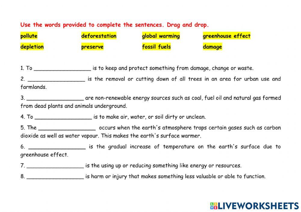 language 9 online exercise for | Live Worksheets