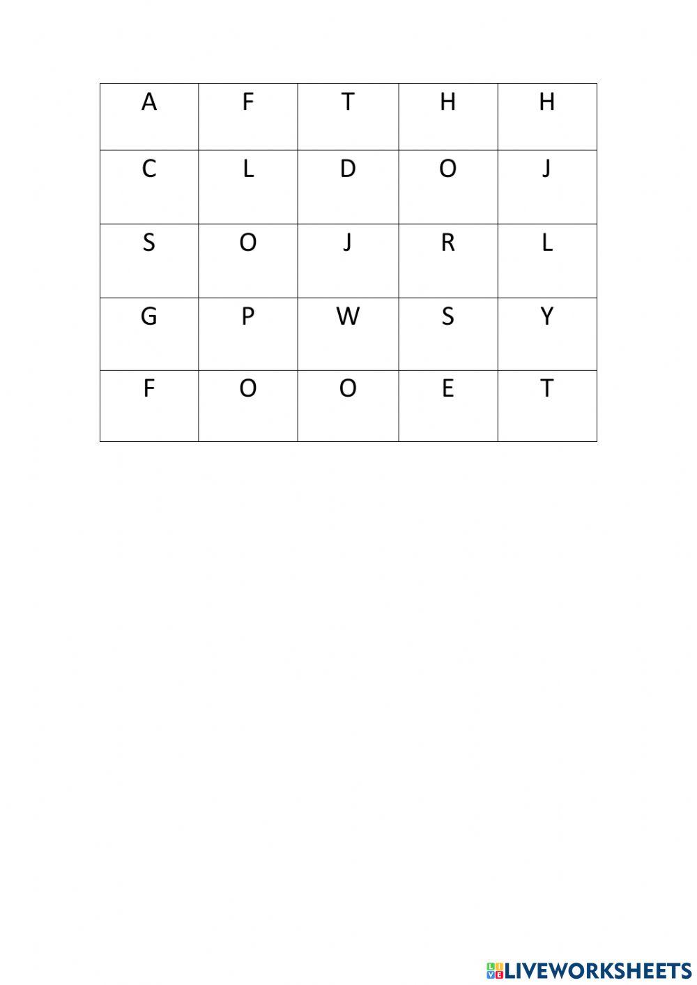Puzzle online exercise for Grade 3 | Live Worksheets