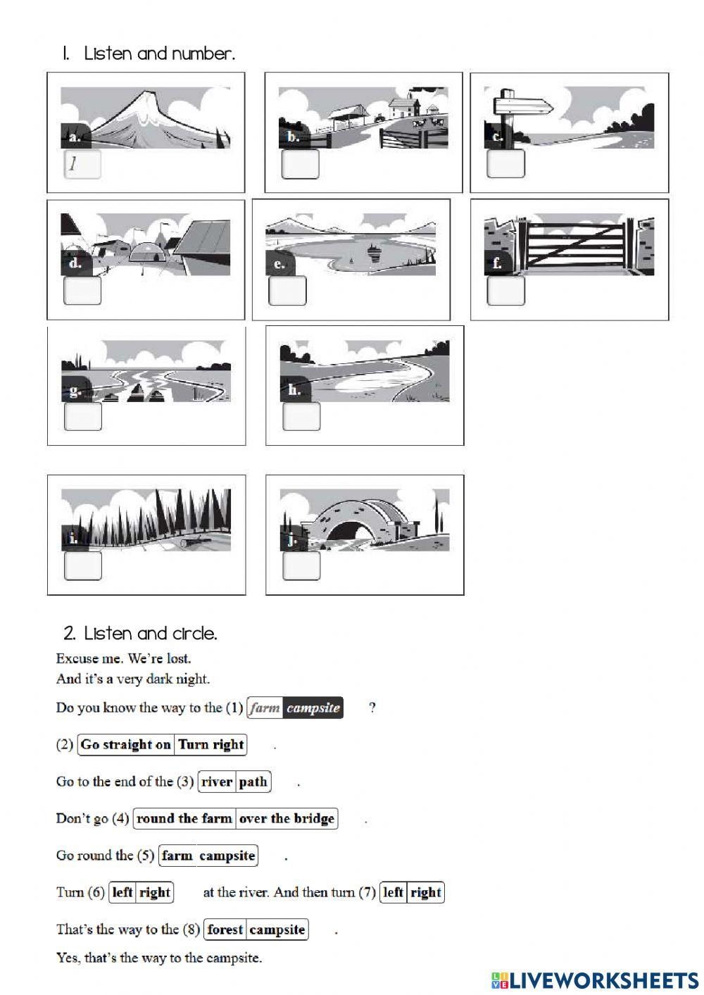 Countryside 1 2264998 | Isabel | Live Worksheets