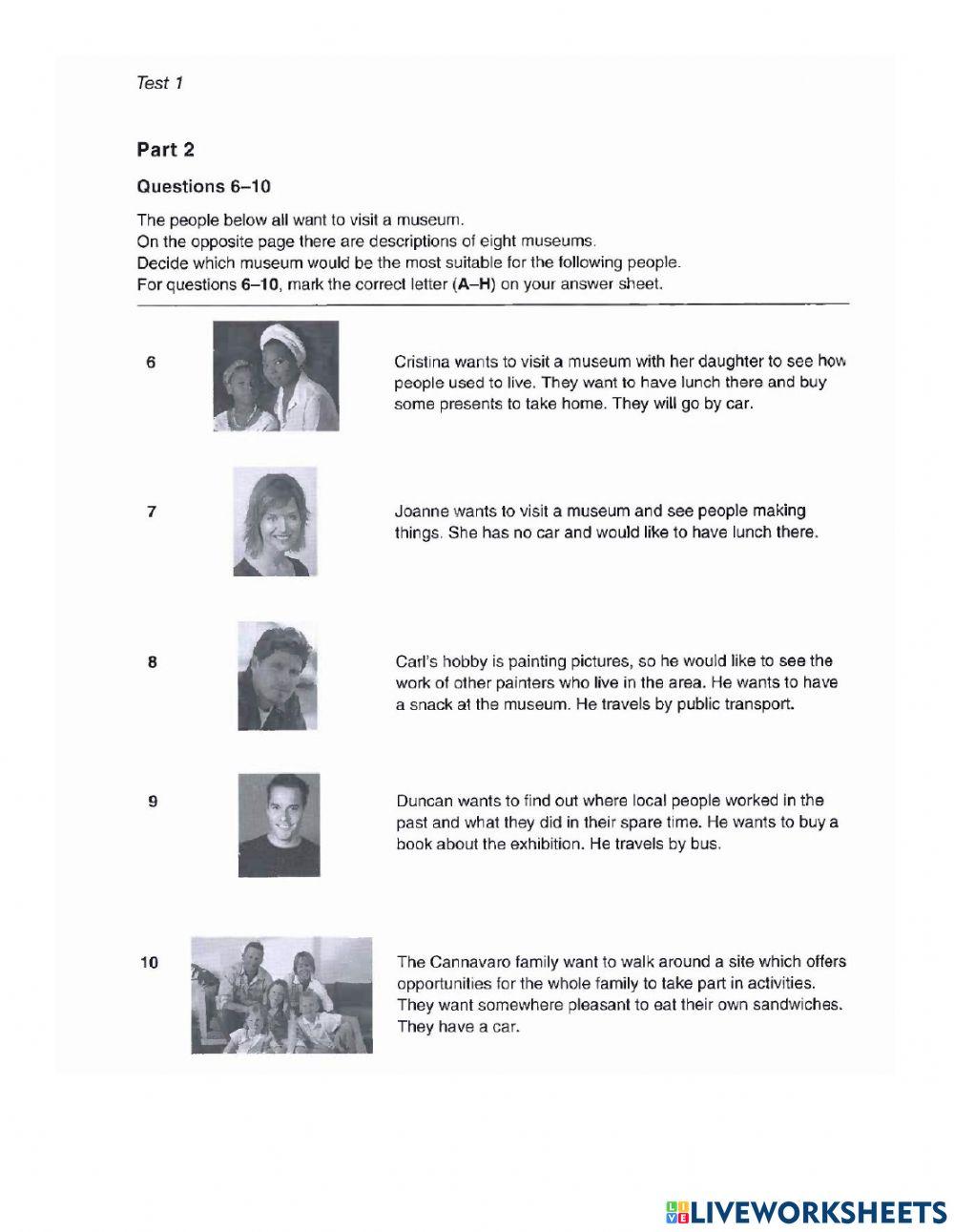 Pet reading homework 2(part 2) worksheet | Live Worksheets