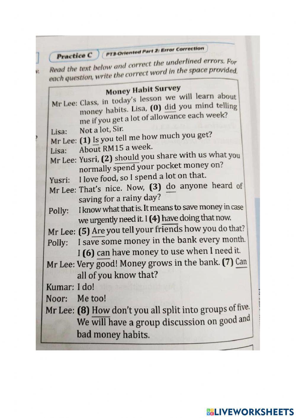 Grammar OMG English Workbook page 14 online exercise for | Live Worksheets