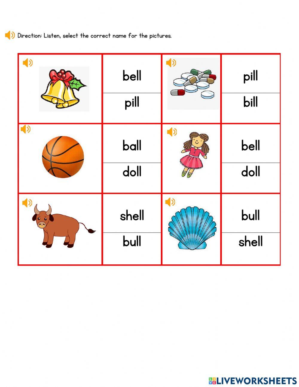 Kinder Summative Assessment Week 32 worksheet | Live Worksheets
