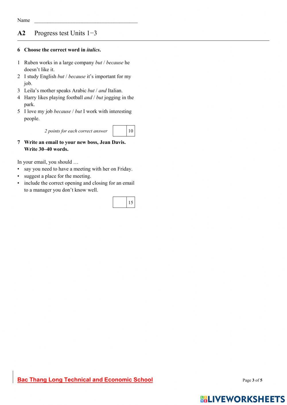 Navigate A2 Pro… | Free Interactive Worksheets | 5321942