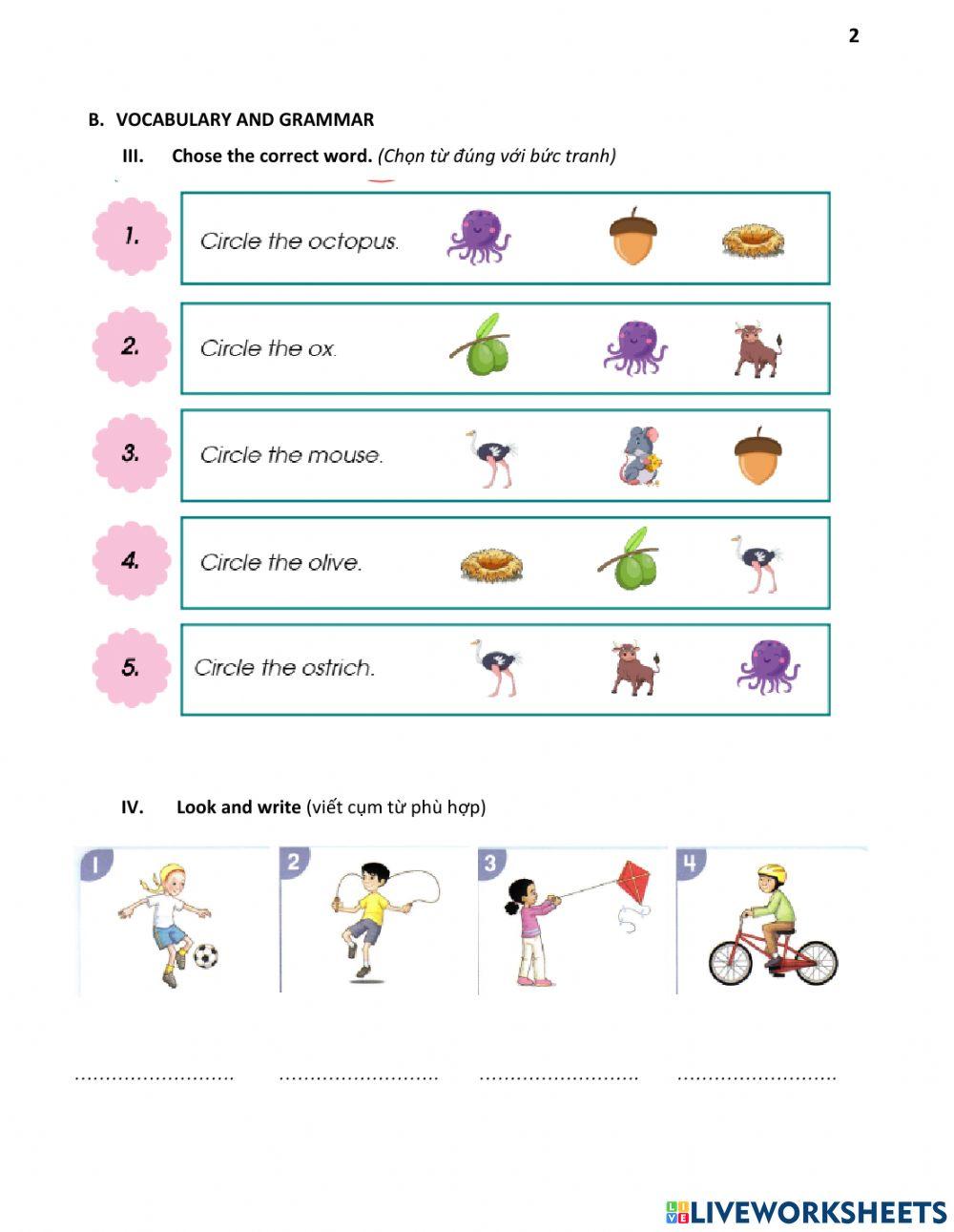 phonics-everybody up test2 online exercise for | Live Worksheets