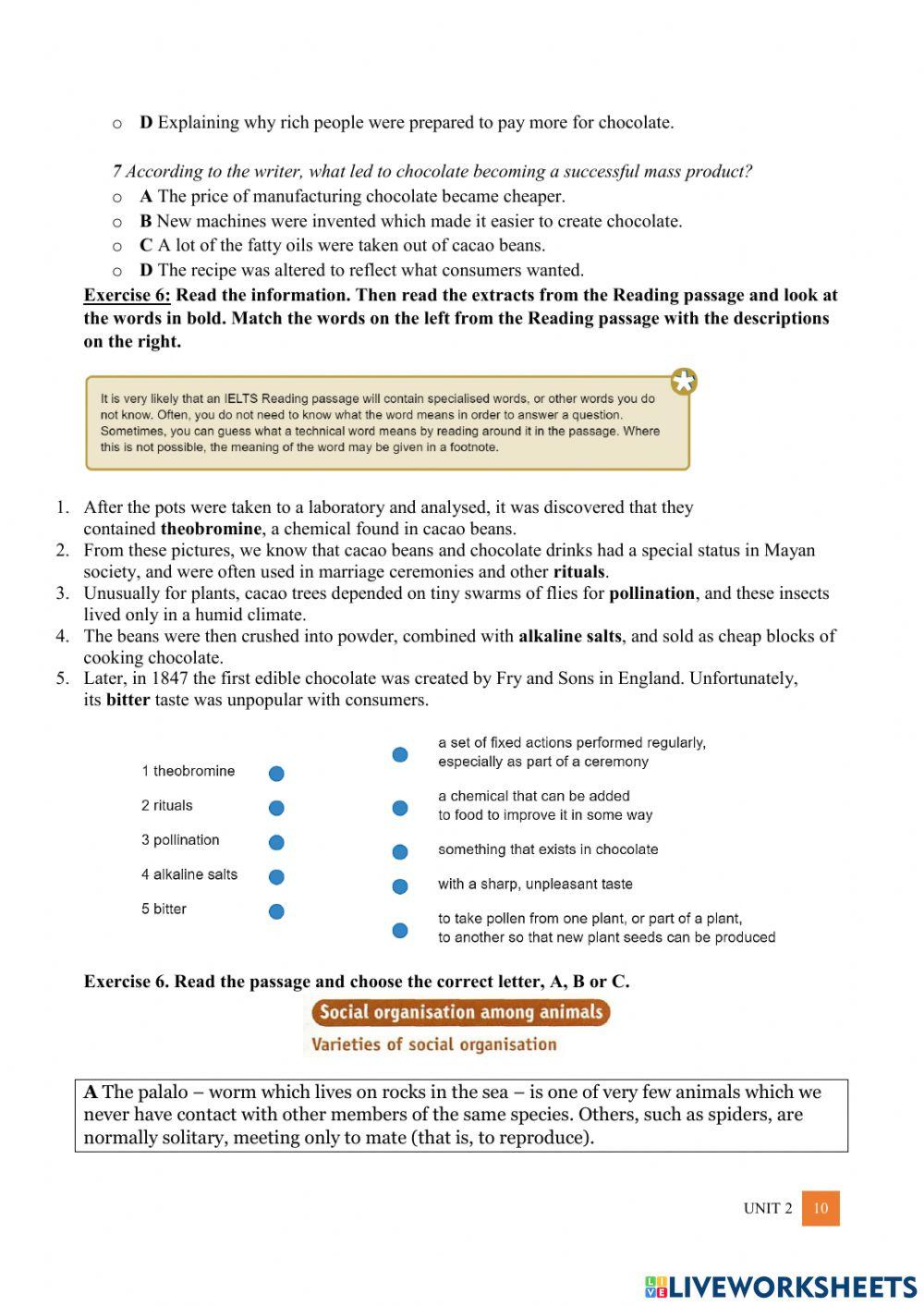 M2-02B-Reading worksheet | Live Worksheets