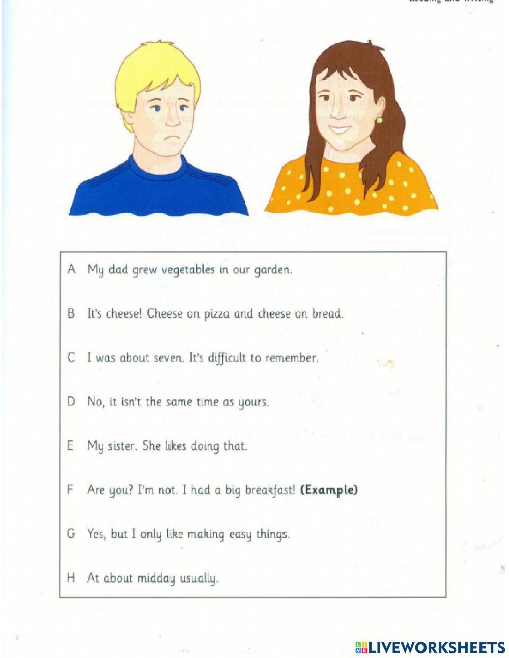 FLYERS- TEST 5- BOOK 1 -TEST 1 - PART 1 READING AND