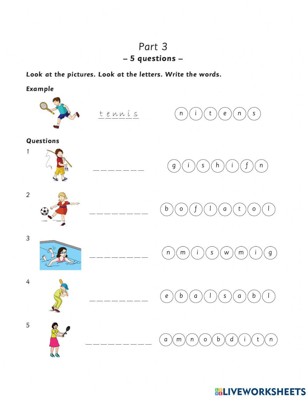 Starters 36B online exercise for | Live Worksheets