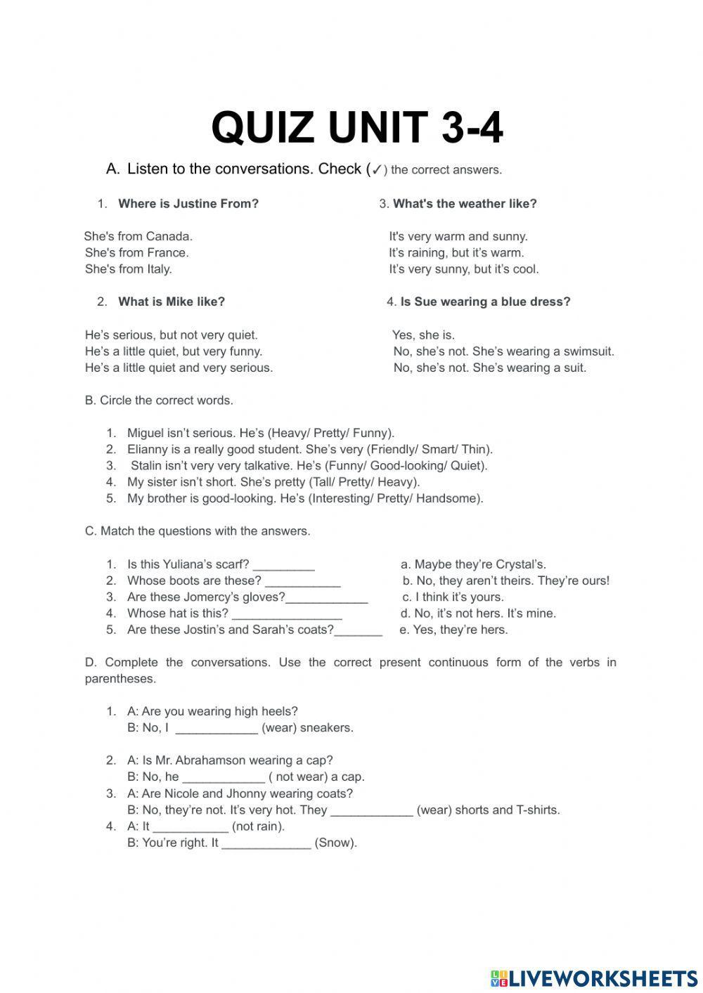 Interchange Quiz Unit 3 4 Intro - vrogue.co Interchange Quiz Unit 3 4 Intro - vrogue.co