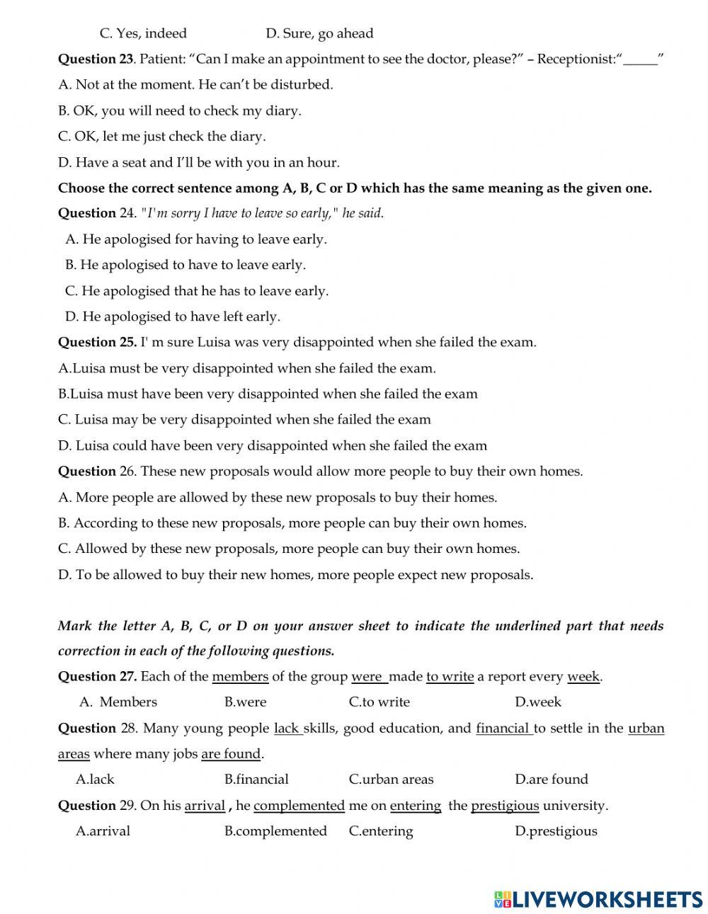 Test 209 cn interactive worksheet | Live Worksheets