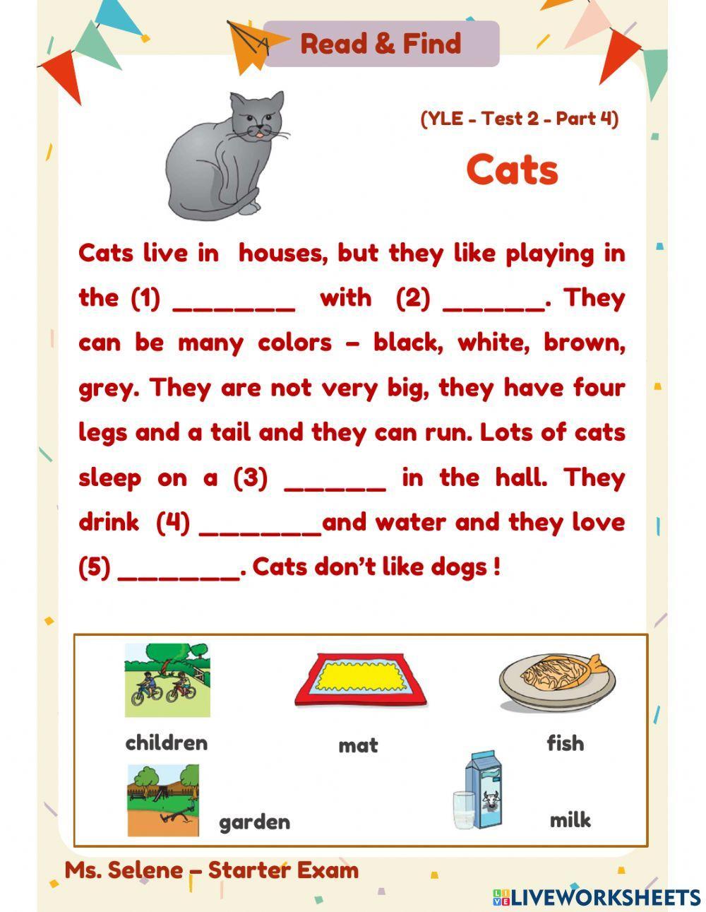 YLE Starters Test Reading Writing Part Worksheet Live , 49% OFF YLE Starters Test Reading Writing Part Worksheet Live , 49% OFF