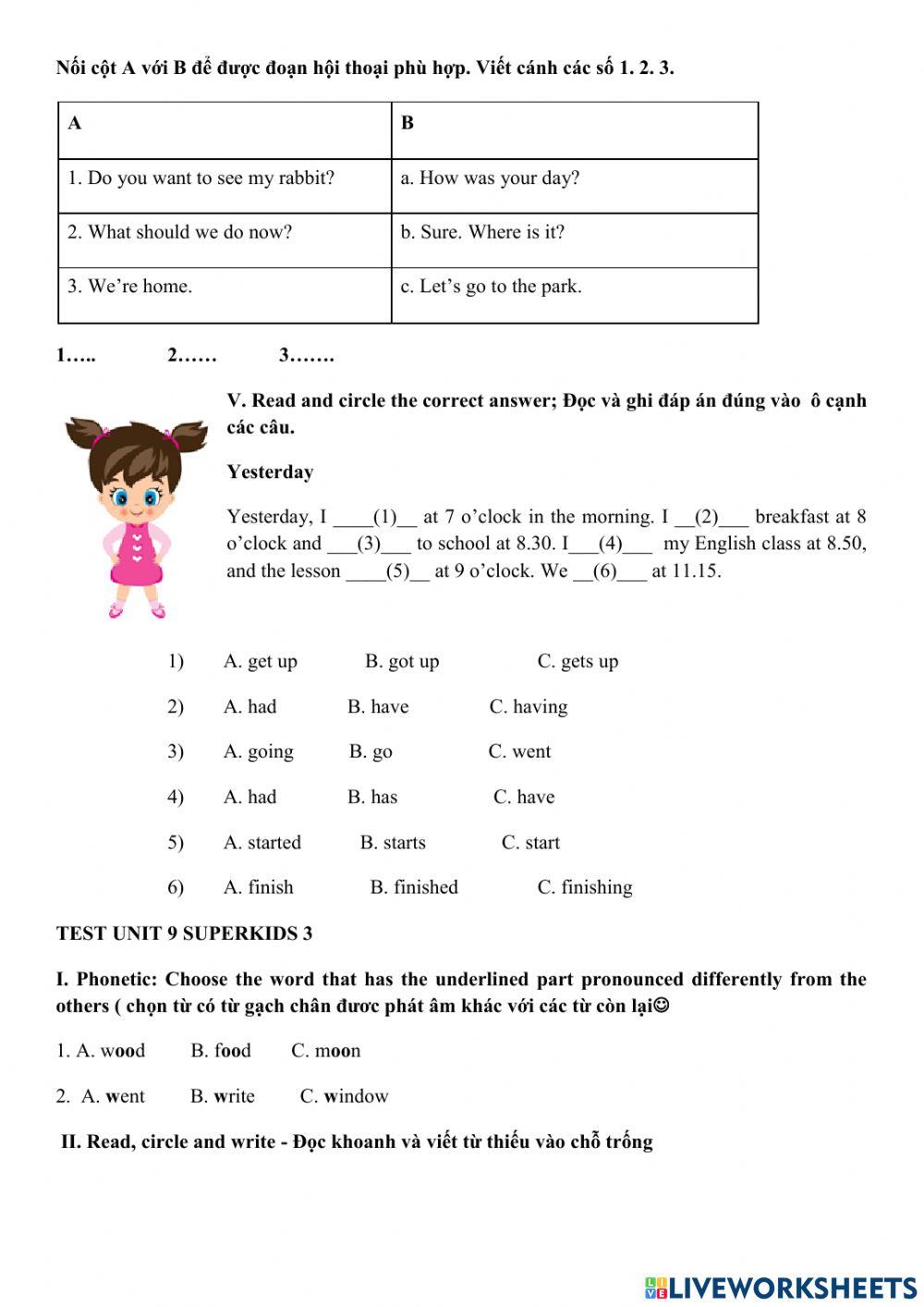 On online worksheet for 4 | Live Worksheets