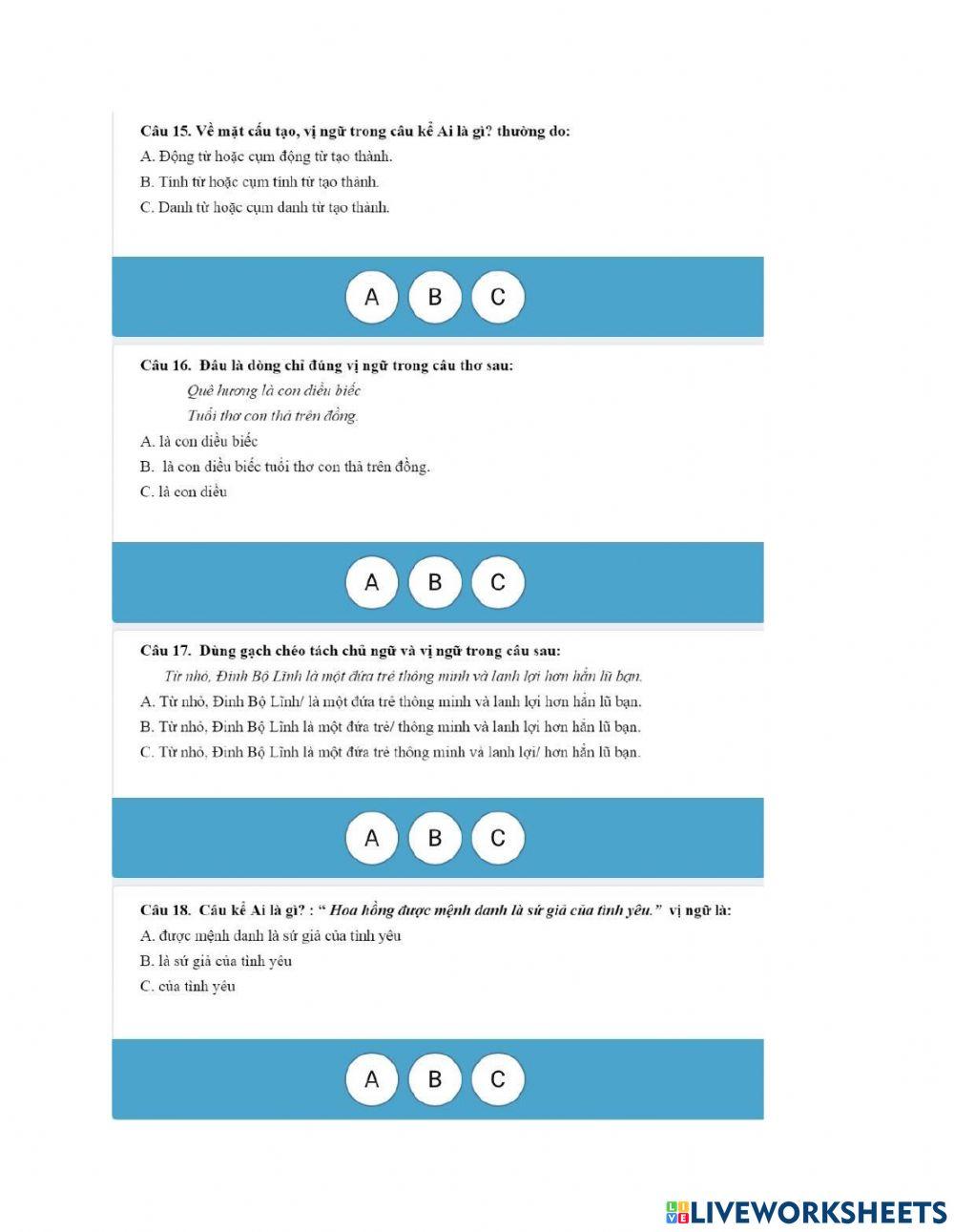 H. ve dep Matxco va worksheet | Live Worksheets