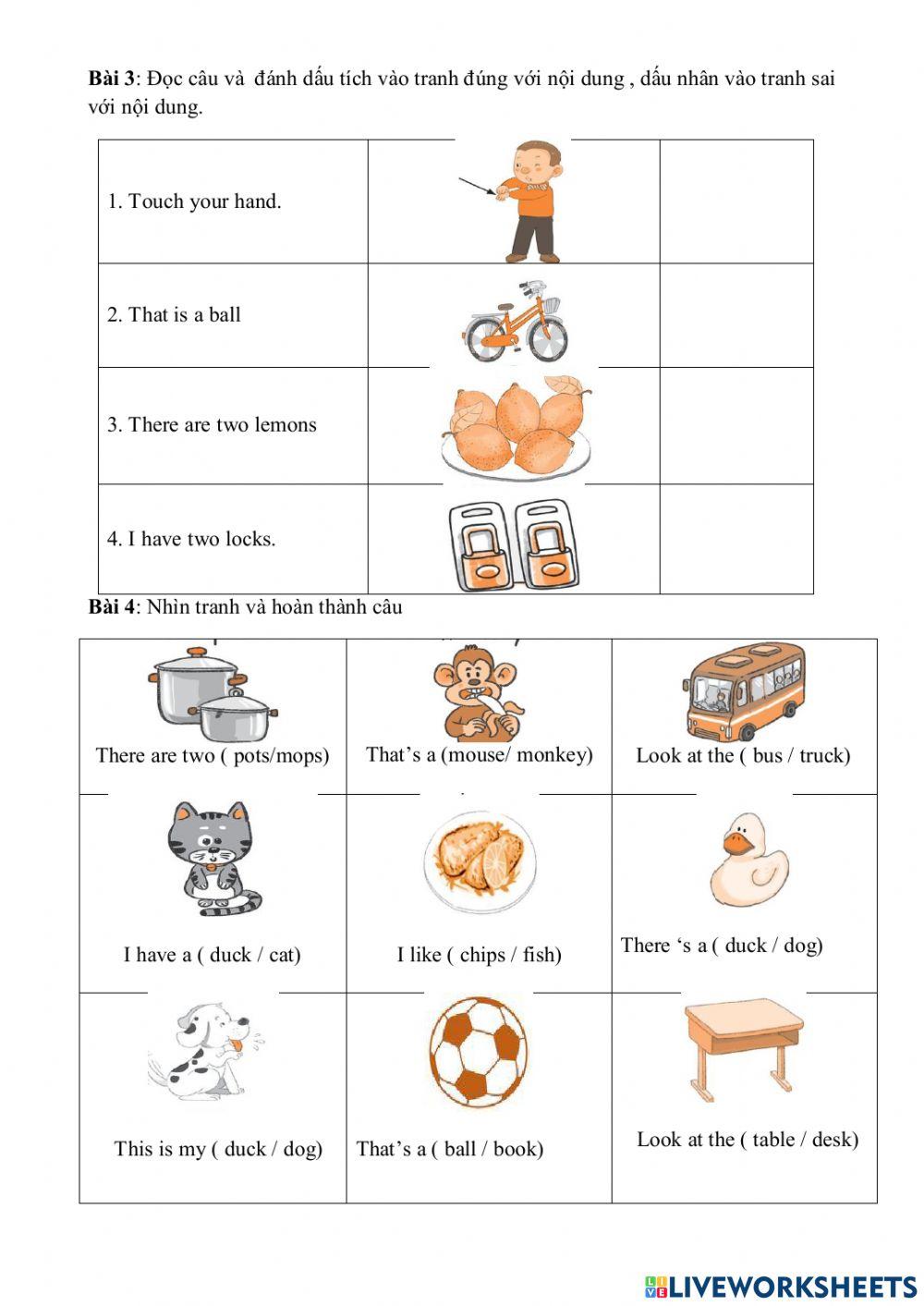 Test 6 interactive exercise for 1 | Live Worksheets