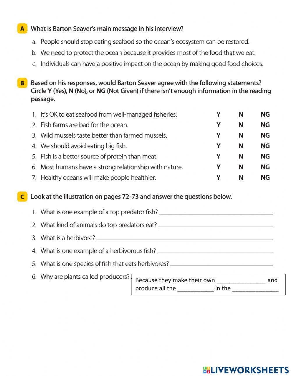 UNIT 4-READING 0632 | PHUNGDUONG | Live Worksheets