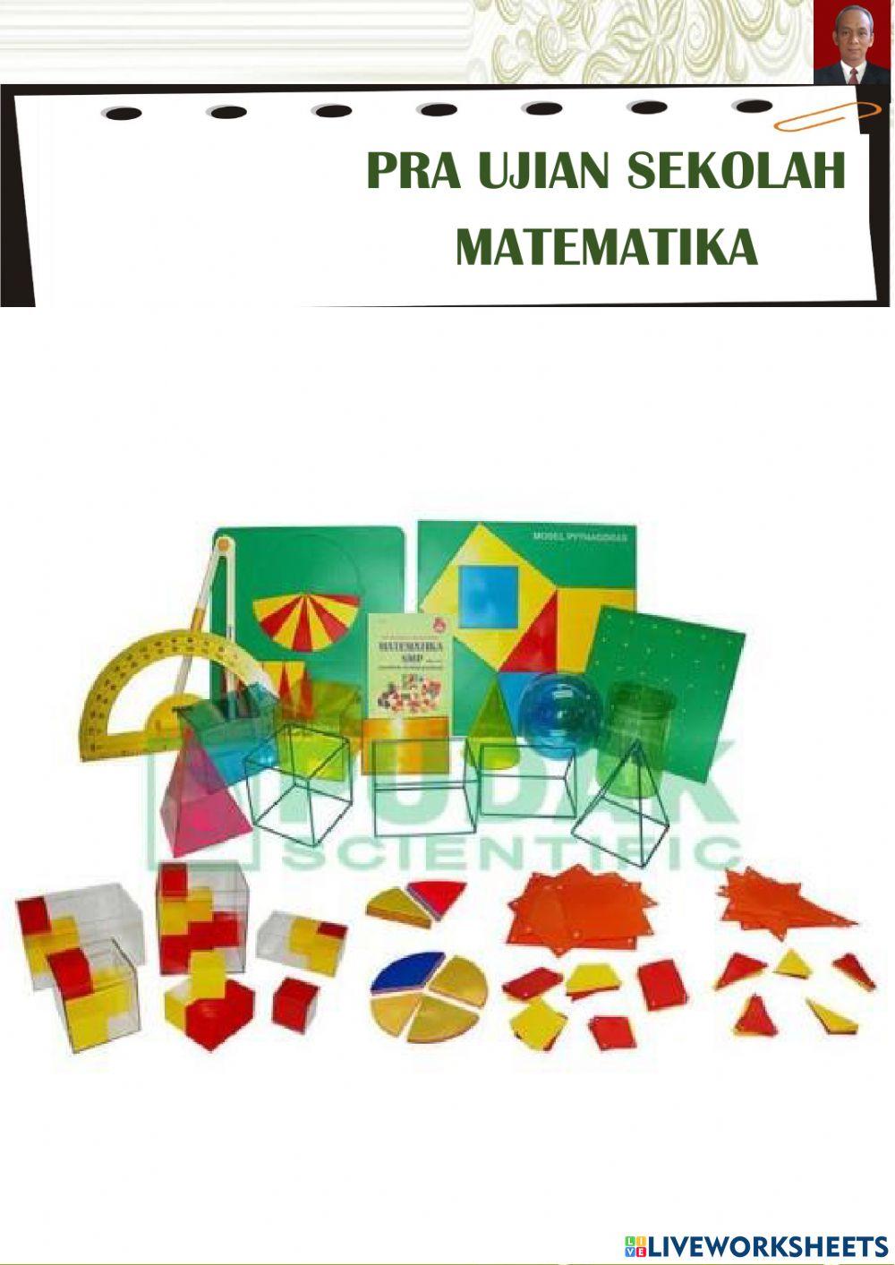 Pra us matematika smp worksheet | Live Worksheets