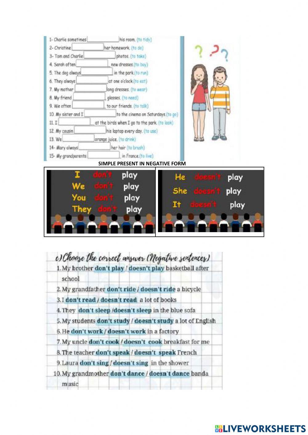 Jorge omar worksheet | Live Worksheets