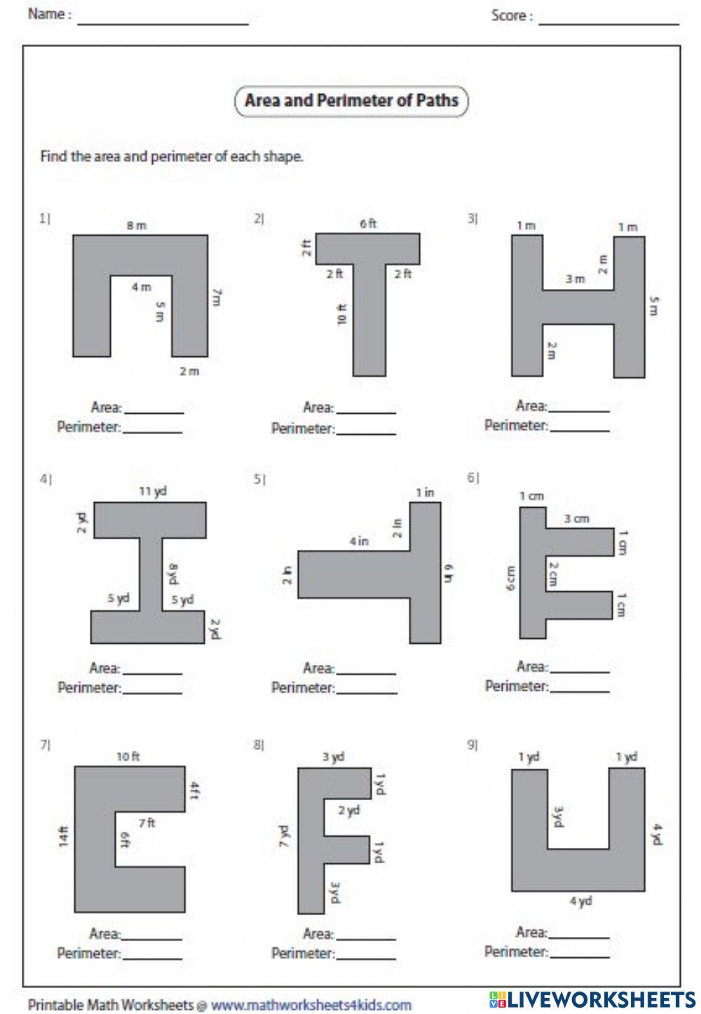 2774021 | Finding the Perimeter of Composite Shapes