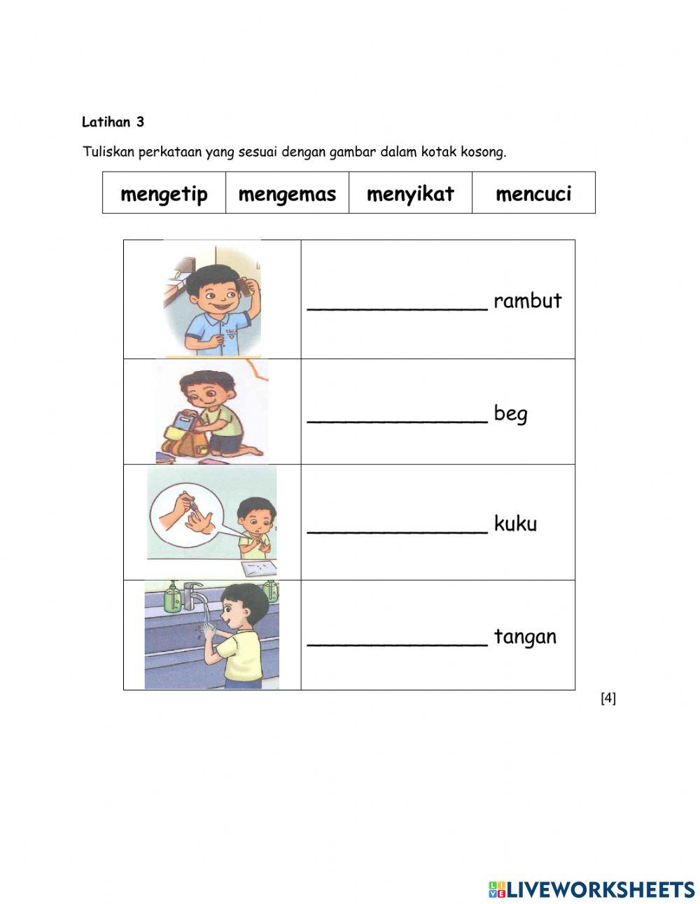 MALAY TEST YEAR 2 online exercise for | Live Worksheets