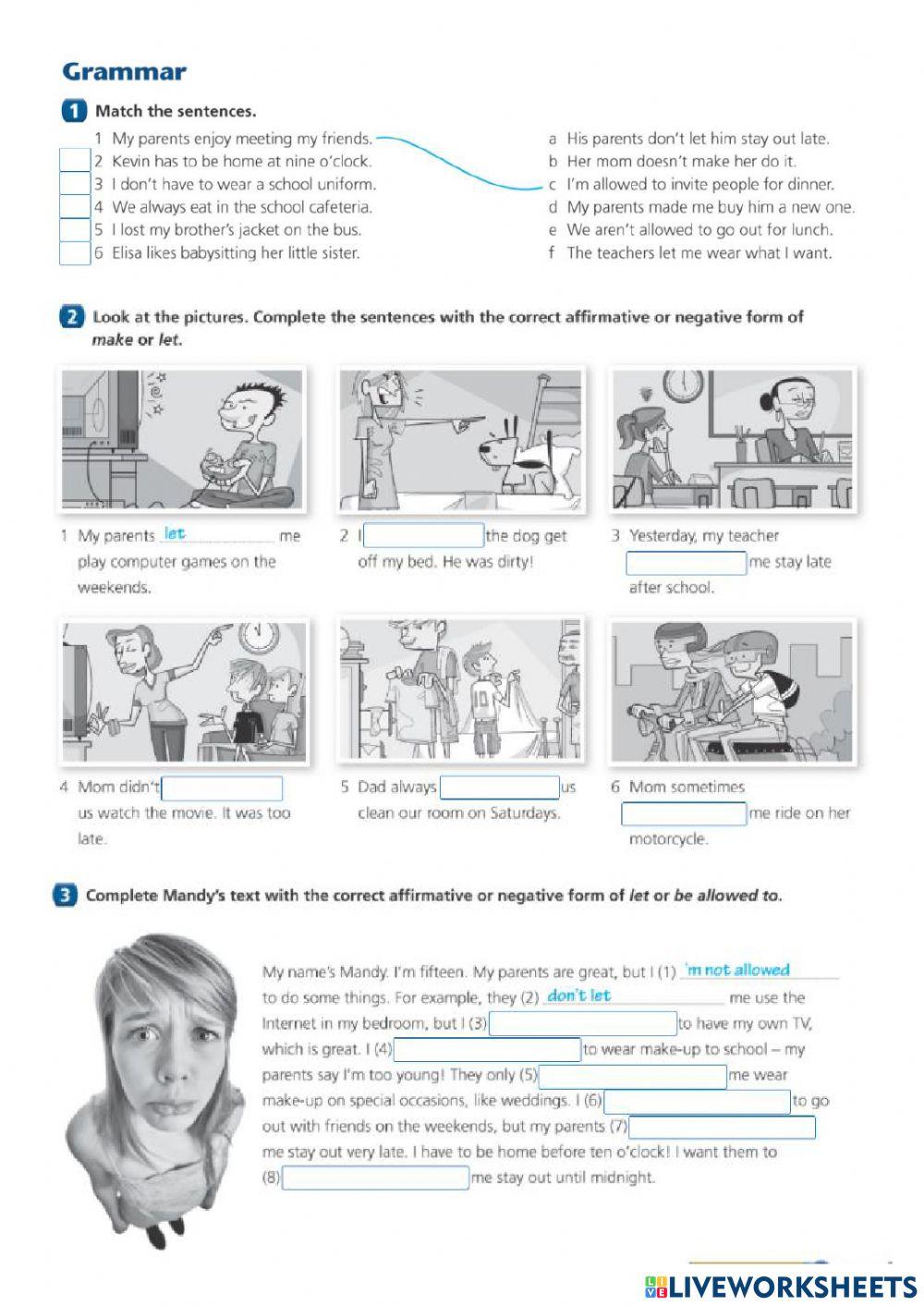 Obligation | Free Interactive Worksheets | 1925619