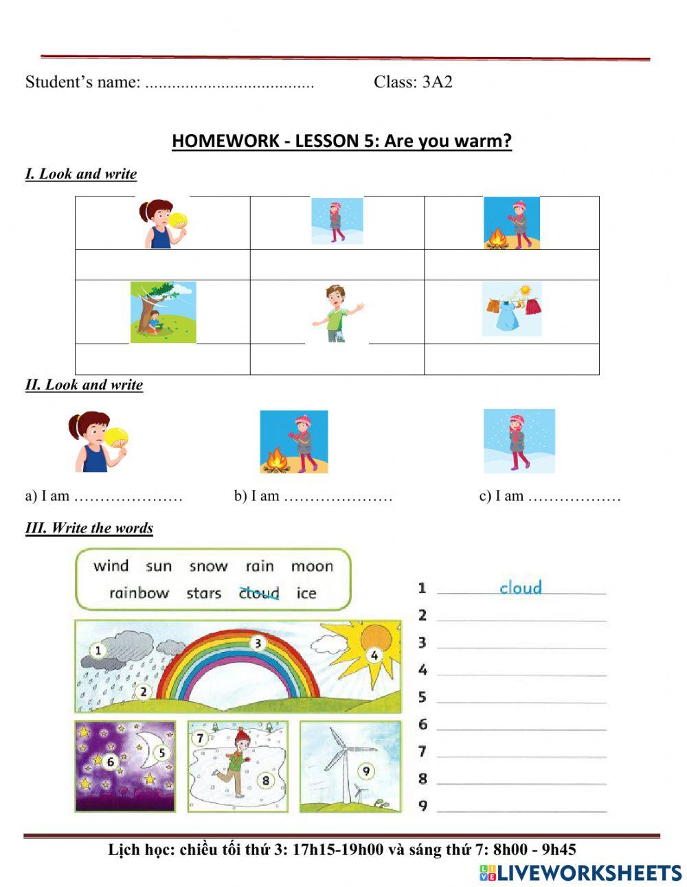 Weather online exercise for grade 3 | Live Worksheets