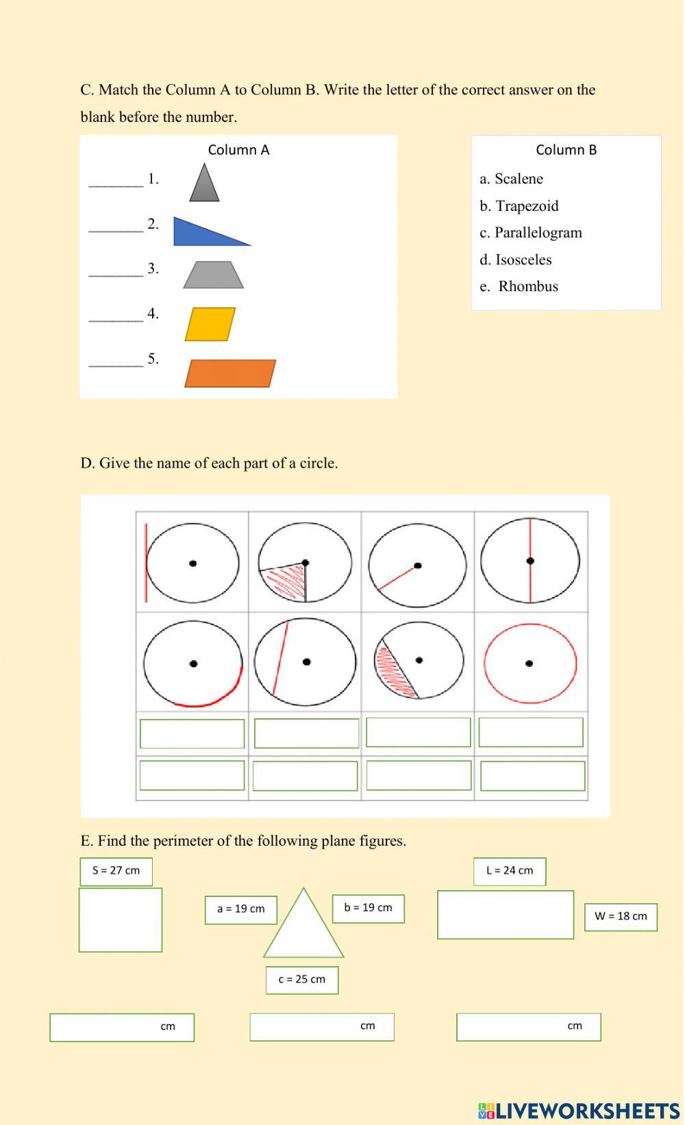 Grade 4 4th quarter exam | rommelgrande | Live
