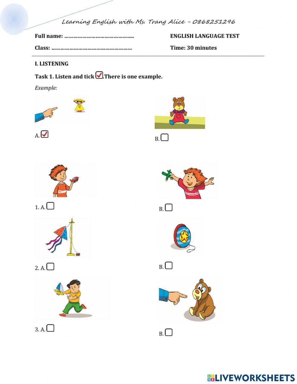 E3 - unit 15: test worksheet | Live Worksheets
