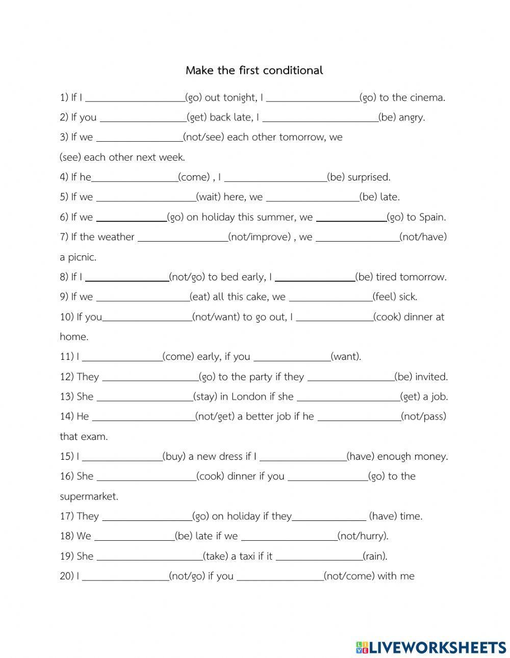 1926183 | If clause | wararatkh | LiveWorksheets