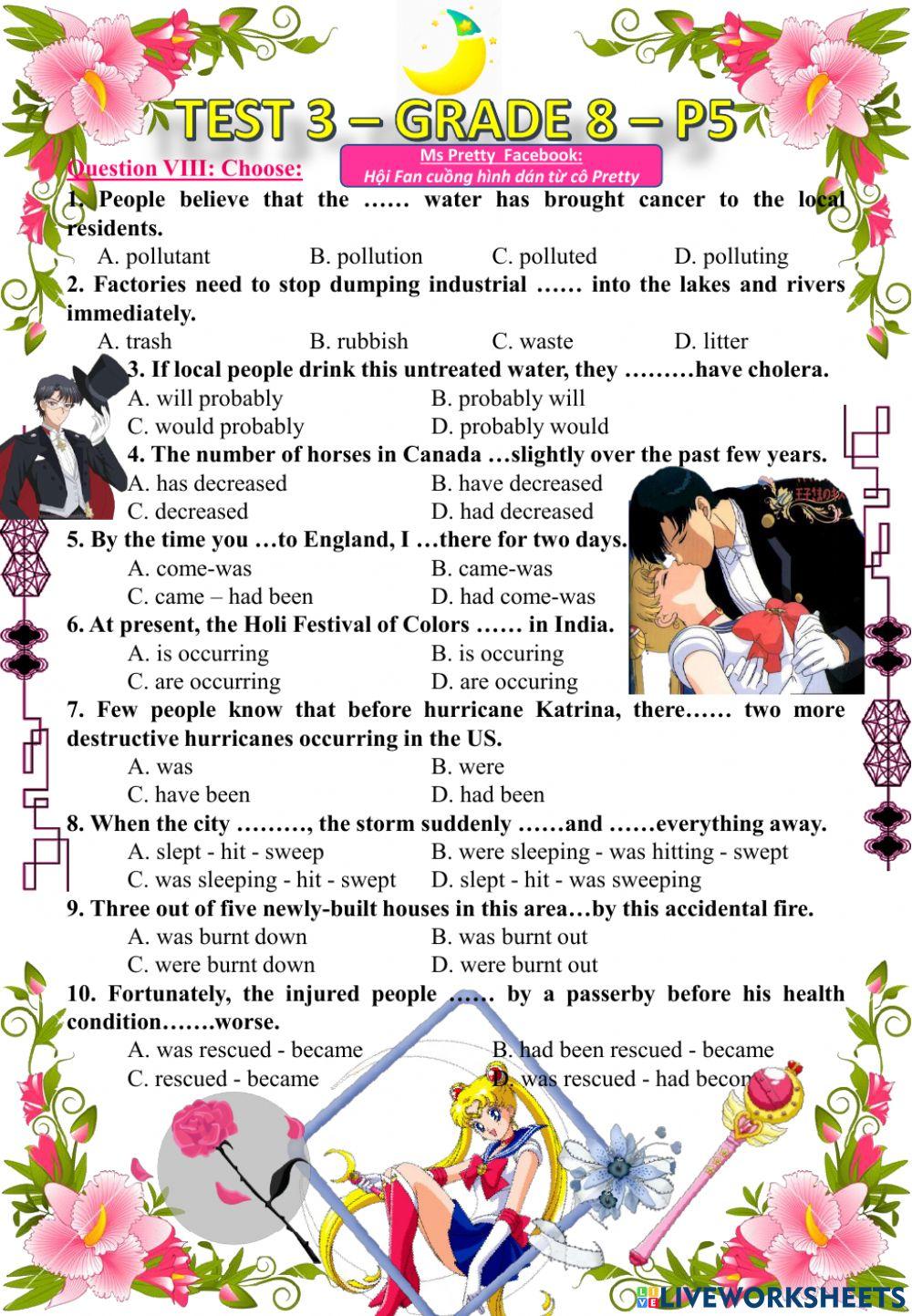 1927103 | Test 3 - grade 8 - p6 | Phạm Thị Thanh Hải