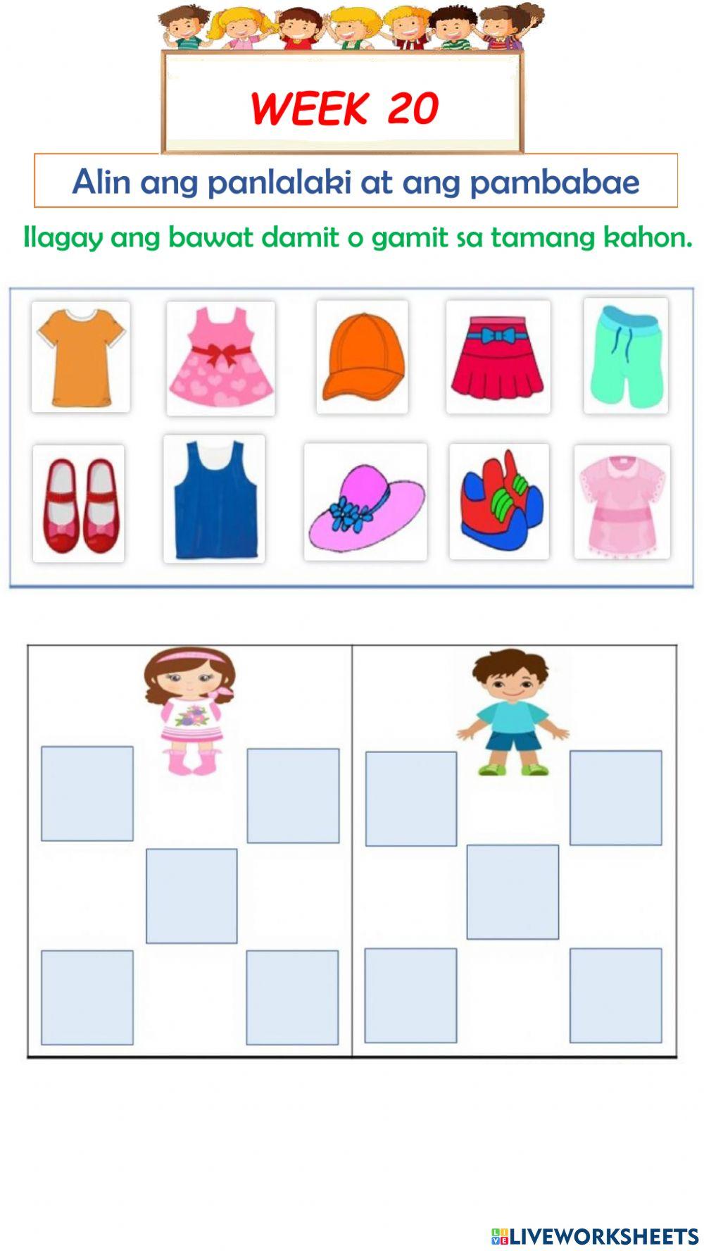 Panlalaki at Pambabaeng Kasuotan | feamacam | Live