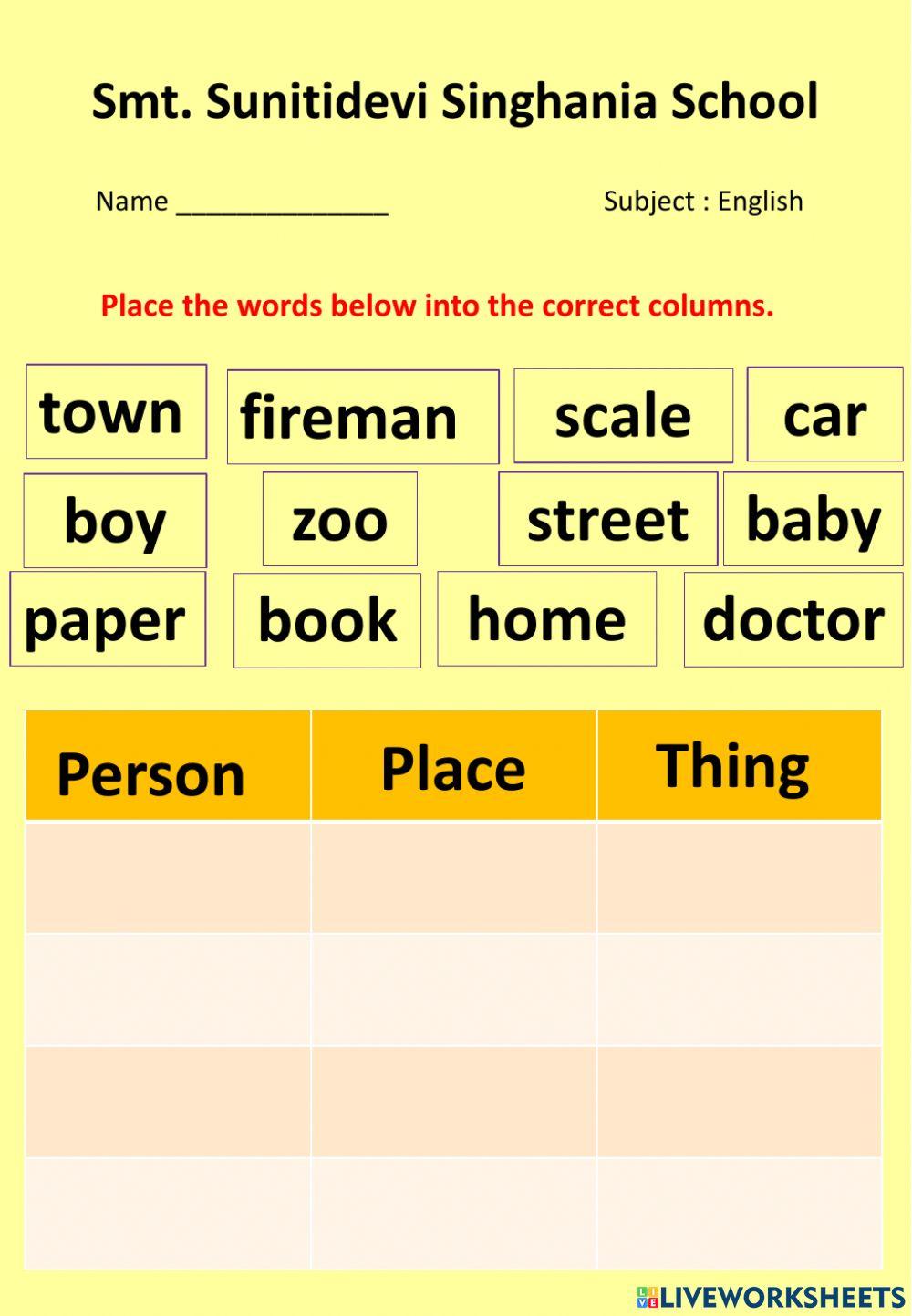 English Gammar 1927571 | NehaBhonsale | Live Worksheets