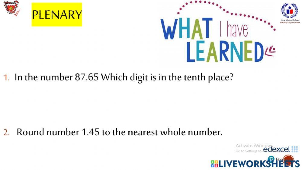 1976905 | Plenary | Maria Mathai | LiveWorksheets