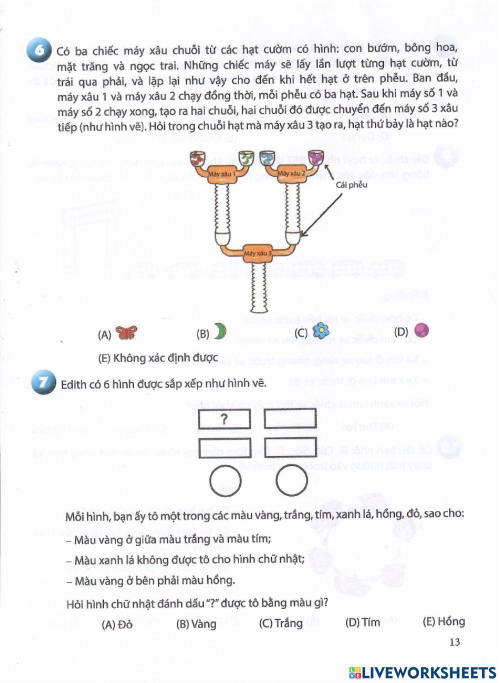 IKMC Level 2 - Chủ đề 1 worksheet | Live Worksheets